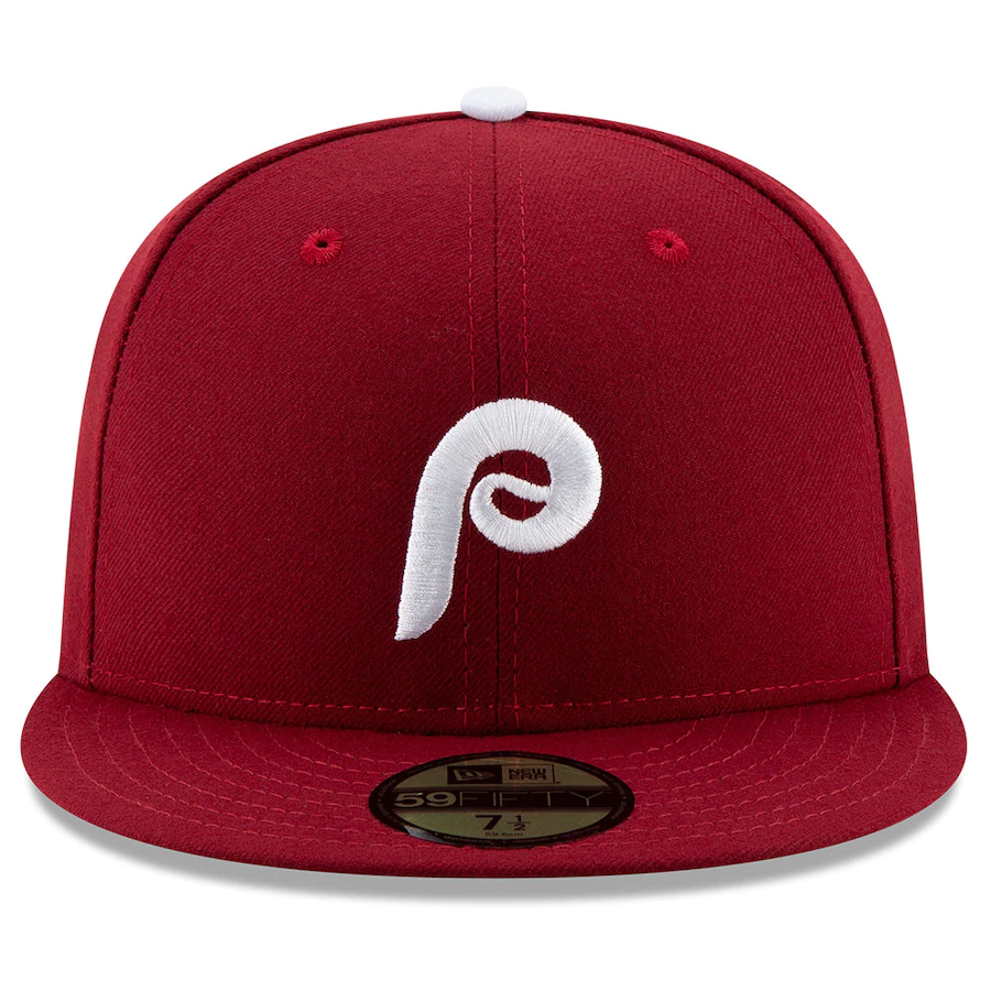 New Era Philadelphia Phillies Burgundy 2022 World Series 59FIFTY Fitte