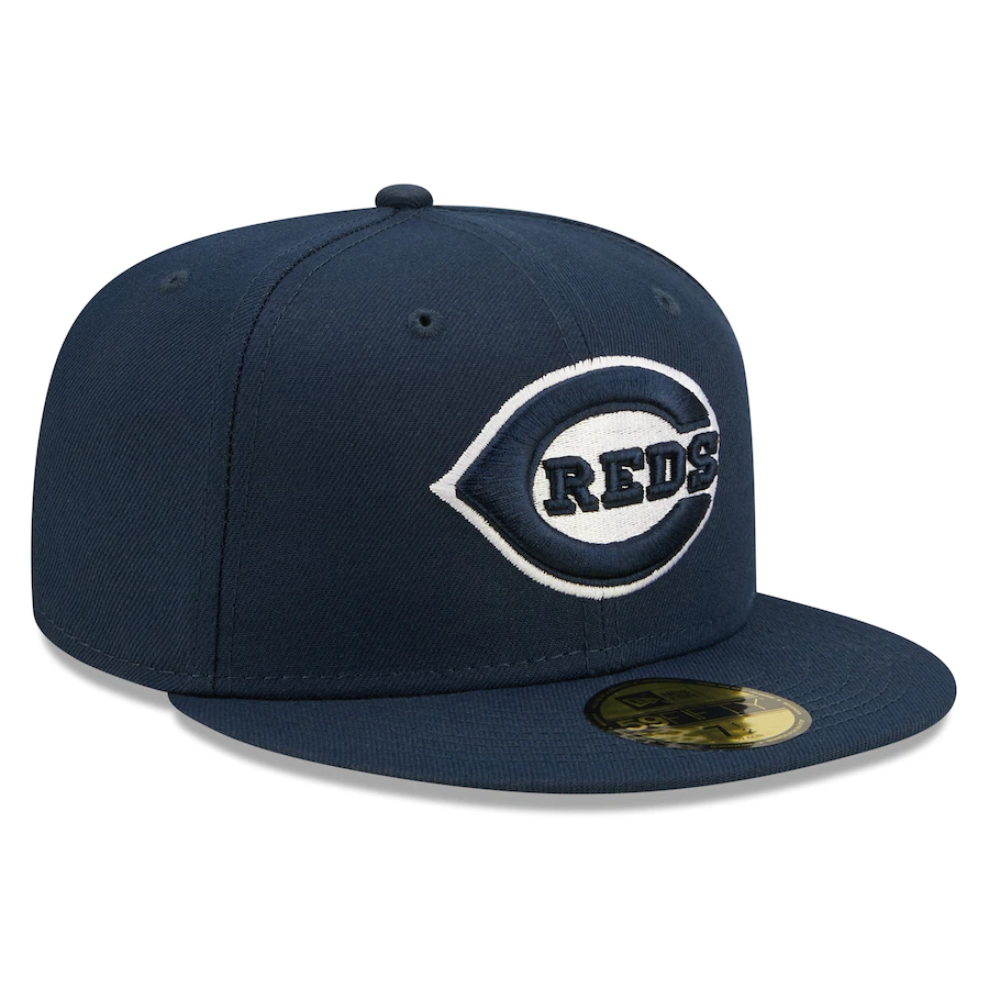 New Era Cincinnati Reds Navy Oceanside Green Undervisor 59FIFTY Fitted
