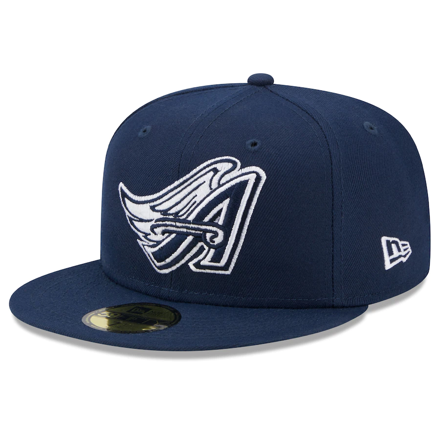New Era Los Angeles Angels Navy Oceanside Green Undervisor 59FIFTY Fit