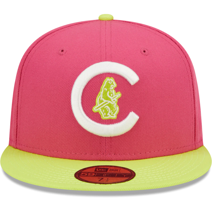 New Era Chicago Cubs Pink 1908 World Series Champions Beetroot Cyber ...