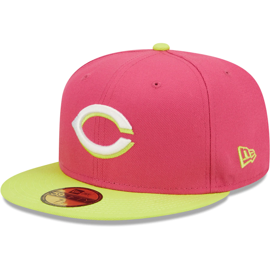 New Era Cincinnati Reds Pink 1990 World Series Champions Beetroot Cyber ...