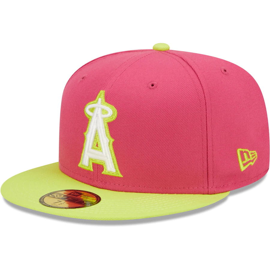 New Era Los Angeles Angels Pink 2002 World Series Champions Beetroot C