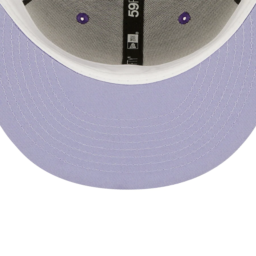 New Era Oakland Athletics Purple Lavender Undervisor 59FIFTY Fitted Hat