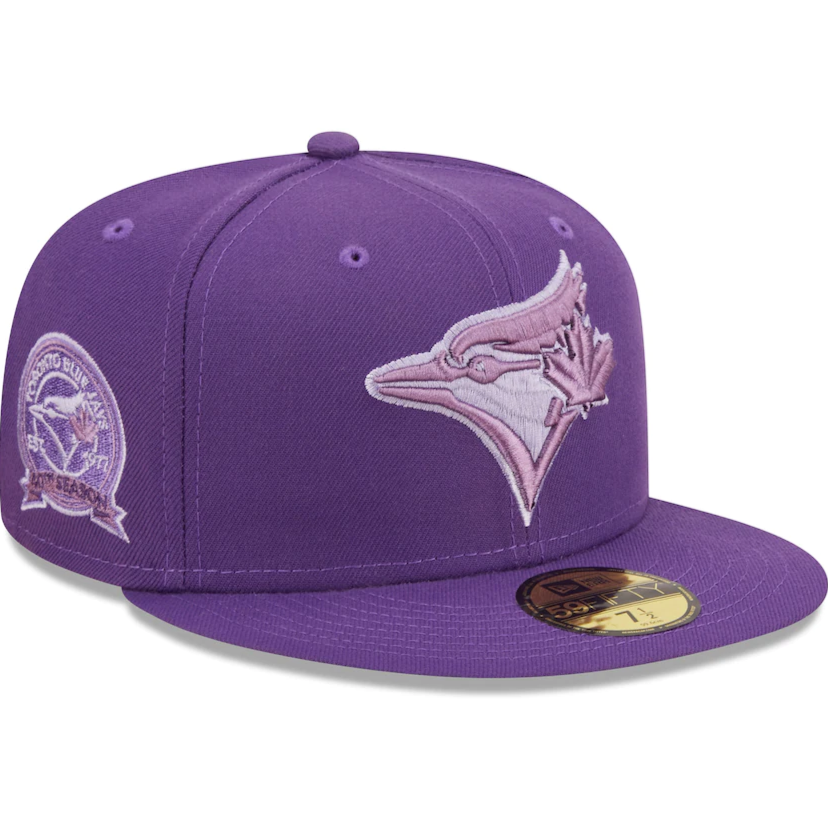 New Era Toronto Blue Jays Purple Lavender Undervisor 59FIFTY Fitted Ha