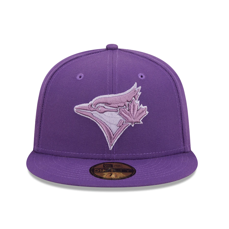 New Era Toronto Blue Jays Purple Lavender Undervisor 59FIFTY Fitted Ha