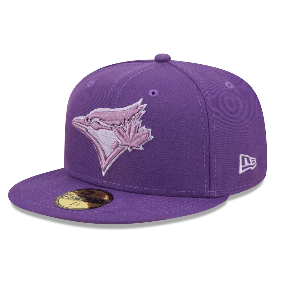 New Era Toronto Blue Jays Purple Lavender Undervisor 59FIFTY Fitted Ha