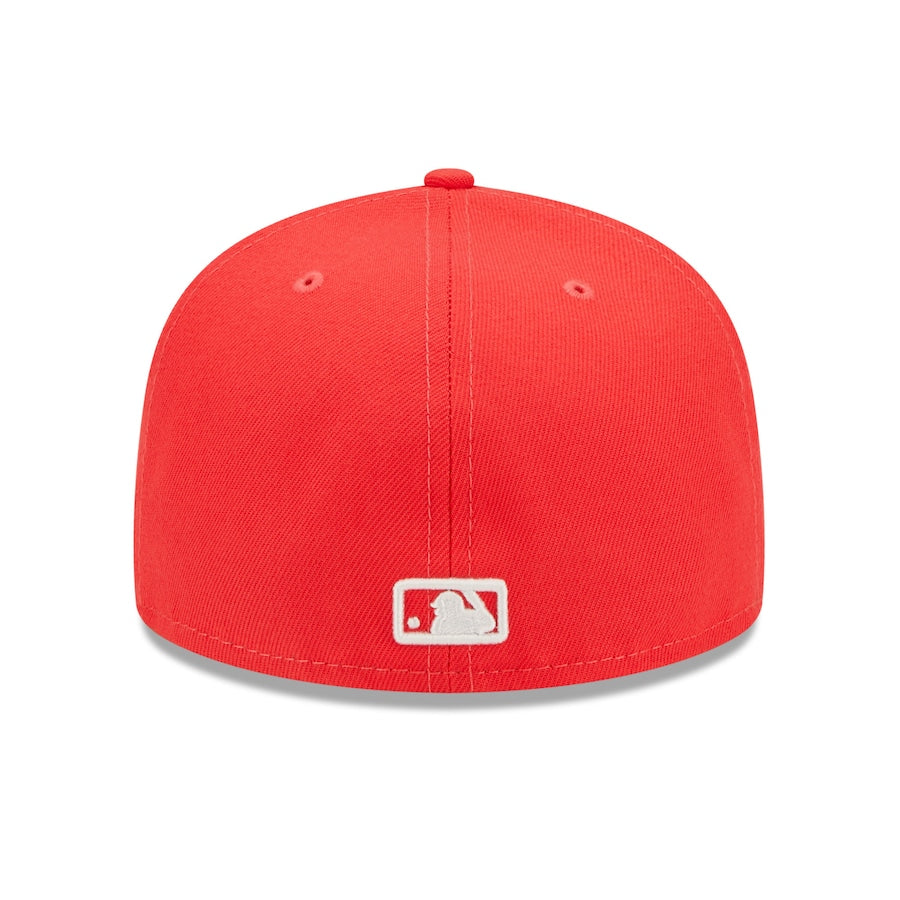 New Era Cincinnati Reds Lava Highlighter Logo 59FIFTY Fitted Hat