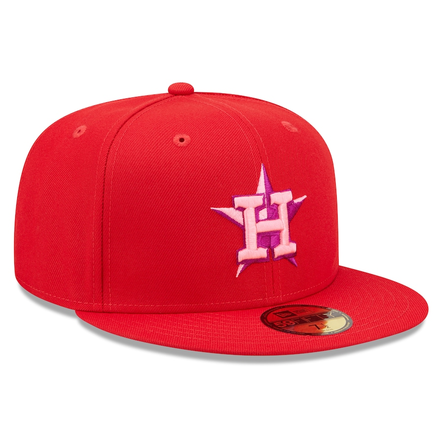 New Era Houston Astros Red Purple Undervisor 59FIFTY Fitted Hat