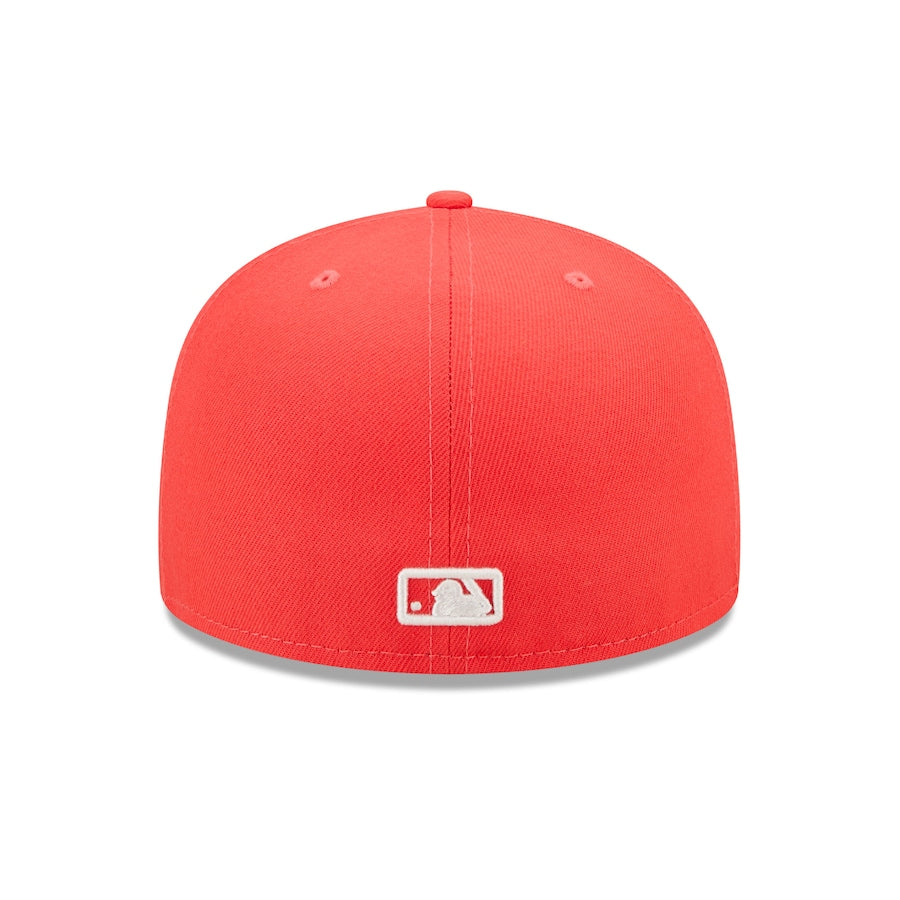 New Era Miami Marlins Lava Highlighter Logo 59FIFTY Fitted Hat