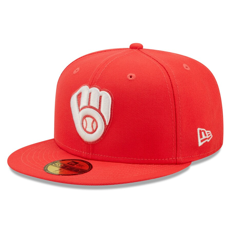 Milwaukee Brewers Fitted Hats | New Era Milwaukee Brewers Baseball Caps ...