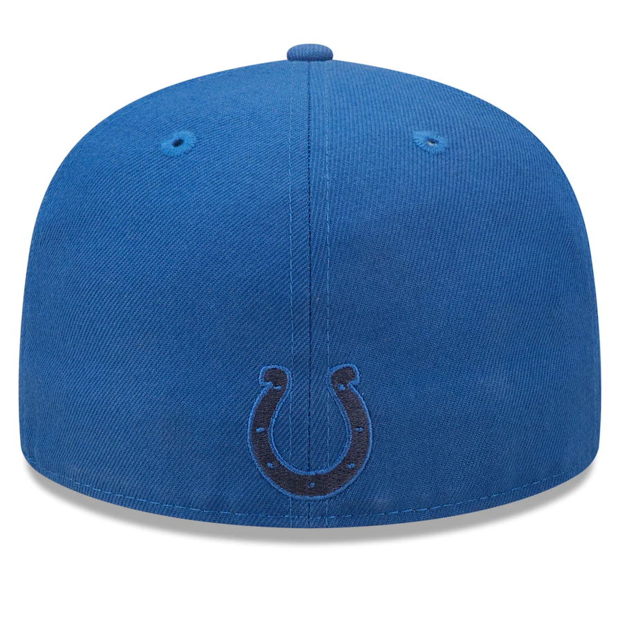 New Era Indianapolis Colts Blue Tonal 2022 Sideline 59FIFTY Fitted Hat