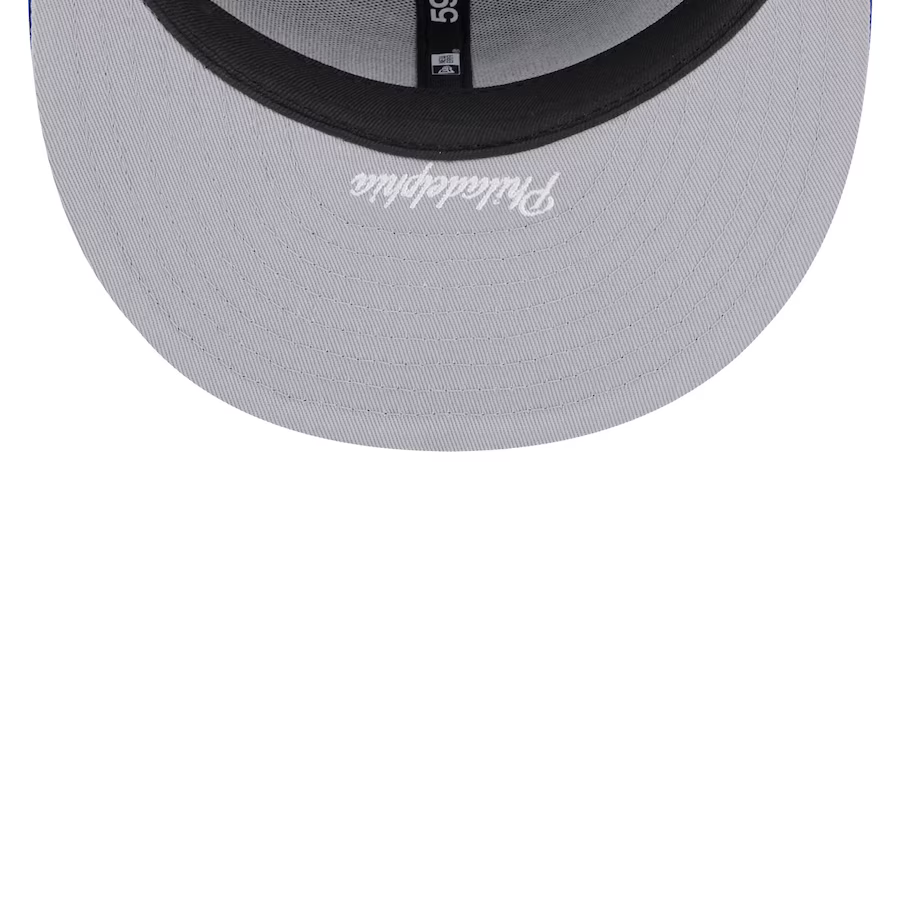 New Era Philadelphia 76ers Side Arch Jumbo 59FIFTY Fitted Hat