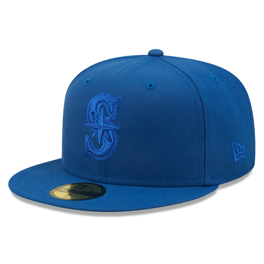 New Era Seattle Mariners Royal Blue Tonal 59FIFTY Fitted Hat