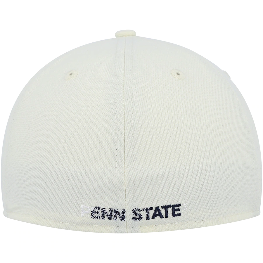 New Era Penn State Nittany Lions Cream Chrome Color Dim 2022 59FIFTY ...