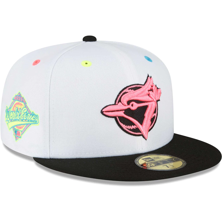 Neon Eye Fitted Hats
