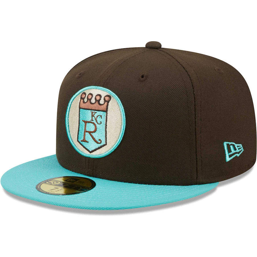 New Era Kansas City Royals Walnut Mint 2022 59FIFTY Fitted Hat