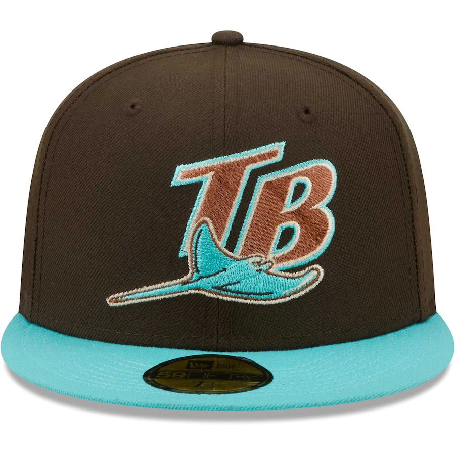 New Era Tampa Bay Rays Walnut Mint 2022 59FIFTY Fitted Hat