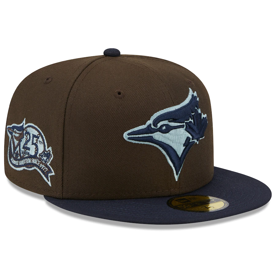 New Era Toronto Blue Jays 25th Season Walnut 59FIFTY Fitted Hat