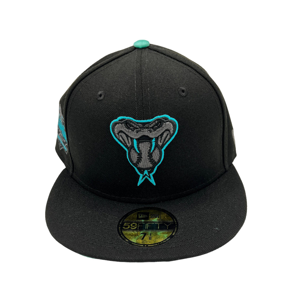 New Era Arizona Diamondbacks Black Metallic Side Patch 59FIFTY Fitted