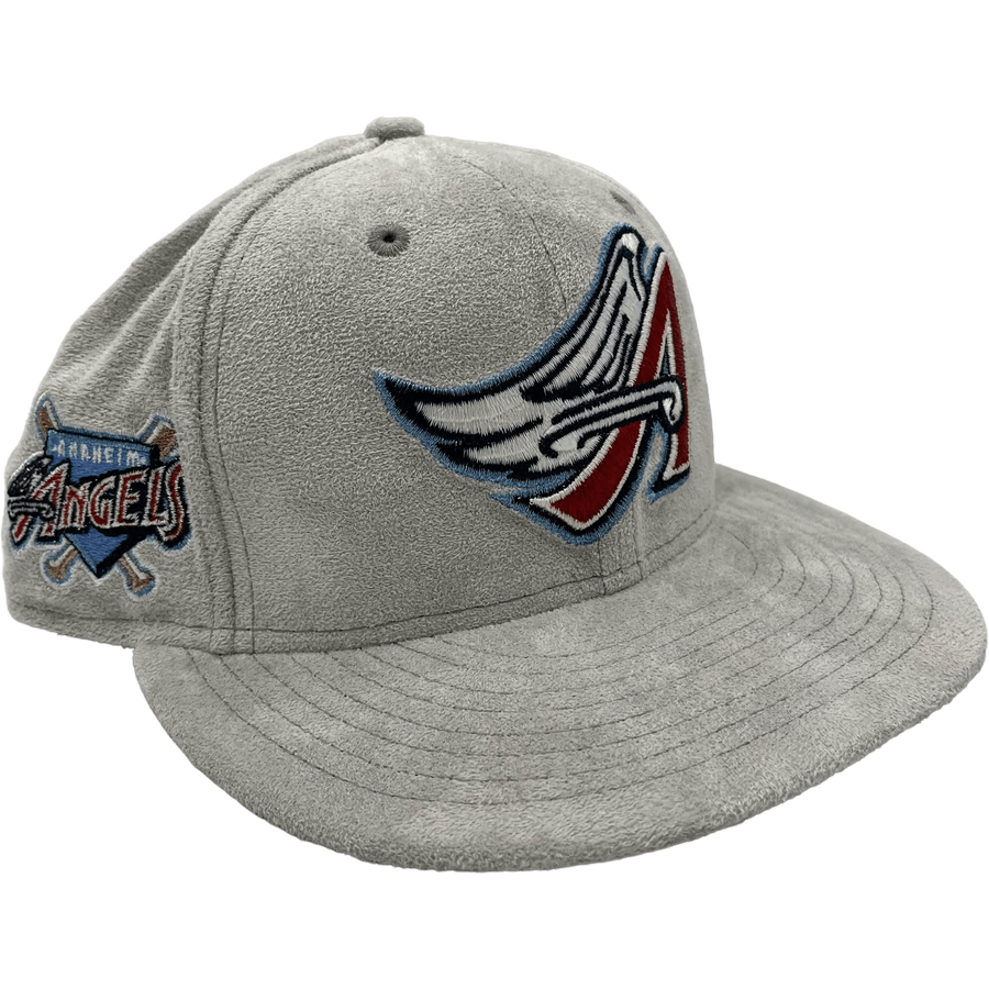 New Era x Pro Image Sports Anaheim Angels Gray Metallic Suede 59FIFTY ...