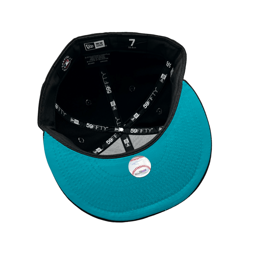 New Era Seattle Mariners Black Metallic Side Patch 59FIFTY Fitted Hat