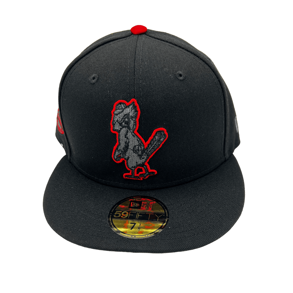 New Era St. Louis Cardinals Black Metallic Side Patch 59FIFTY Fitted H