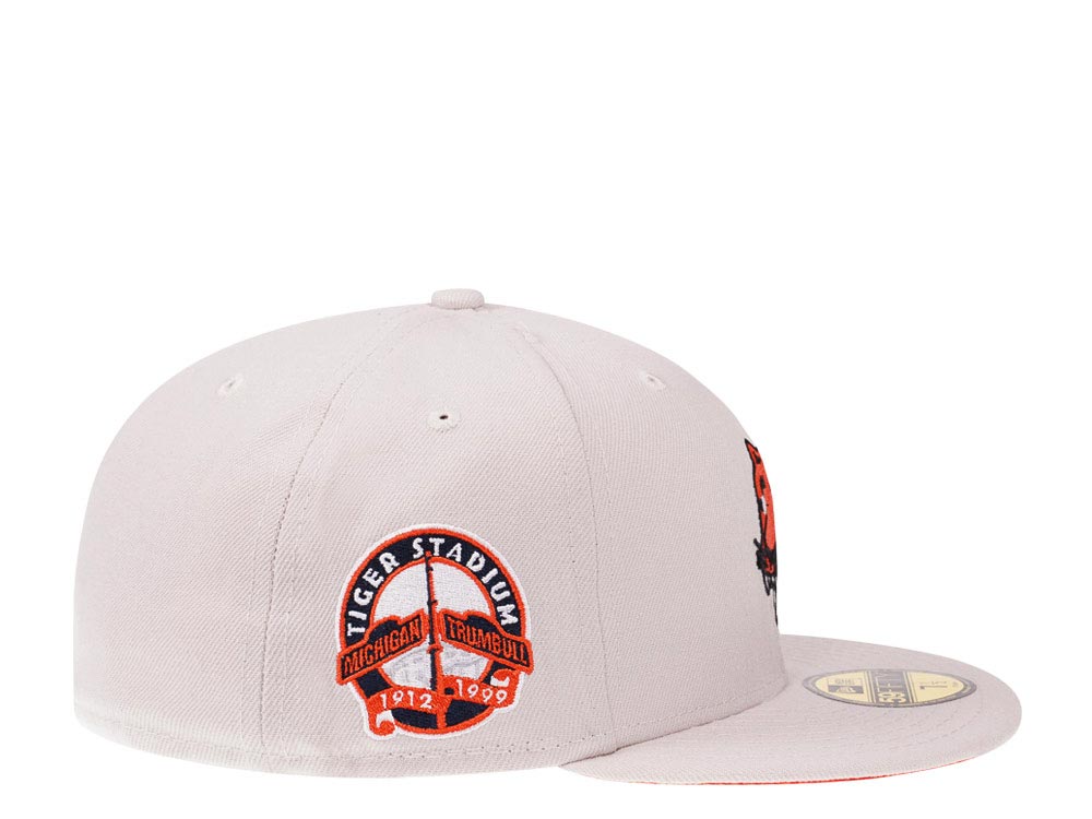 New Era Detroit Tigers Cream/Orange Tigers Stadium 59FIFTY Fitted Cap