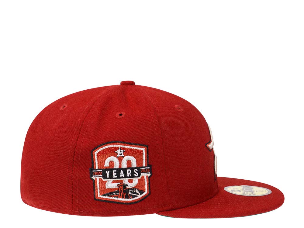 New Era Houston Astros Red 20th Anniversary Throwback 59FIFTY Fitted Cap