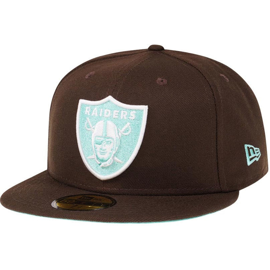 New Era Las Vegas Raiders Chocolate Mint 59FIFTY Fitted Hat