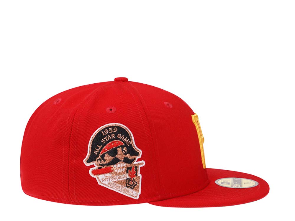 New Era Pittsburgh Pirates Red 1959 All-Star Game Throwback 59FIFTY ...