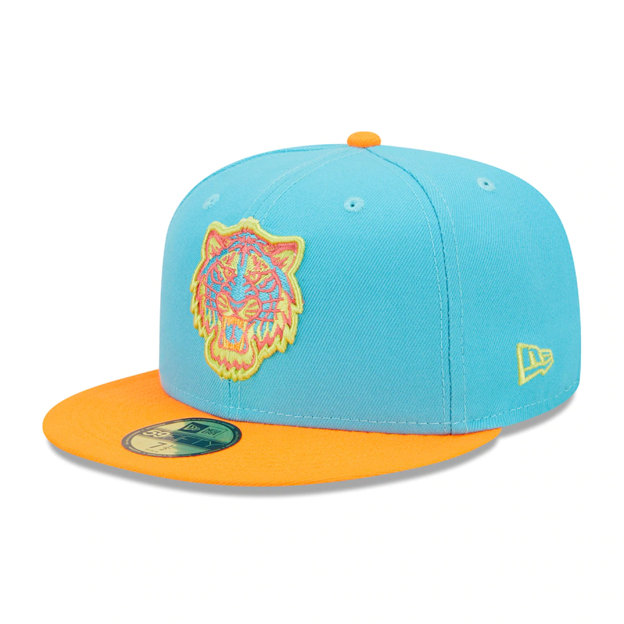 New Era Detroit Tigers Blue/Orange Comerica Park Inaugural Season Vice Highlighter 59FIFTY ...