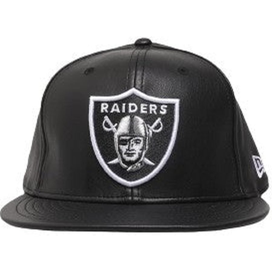 New Era Las Vegas Raiders 'PU Leather' 59FIFTY Fitted Hat