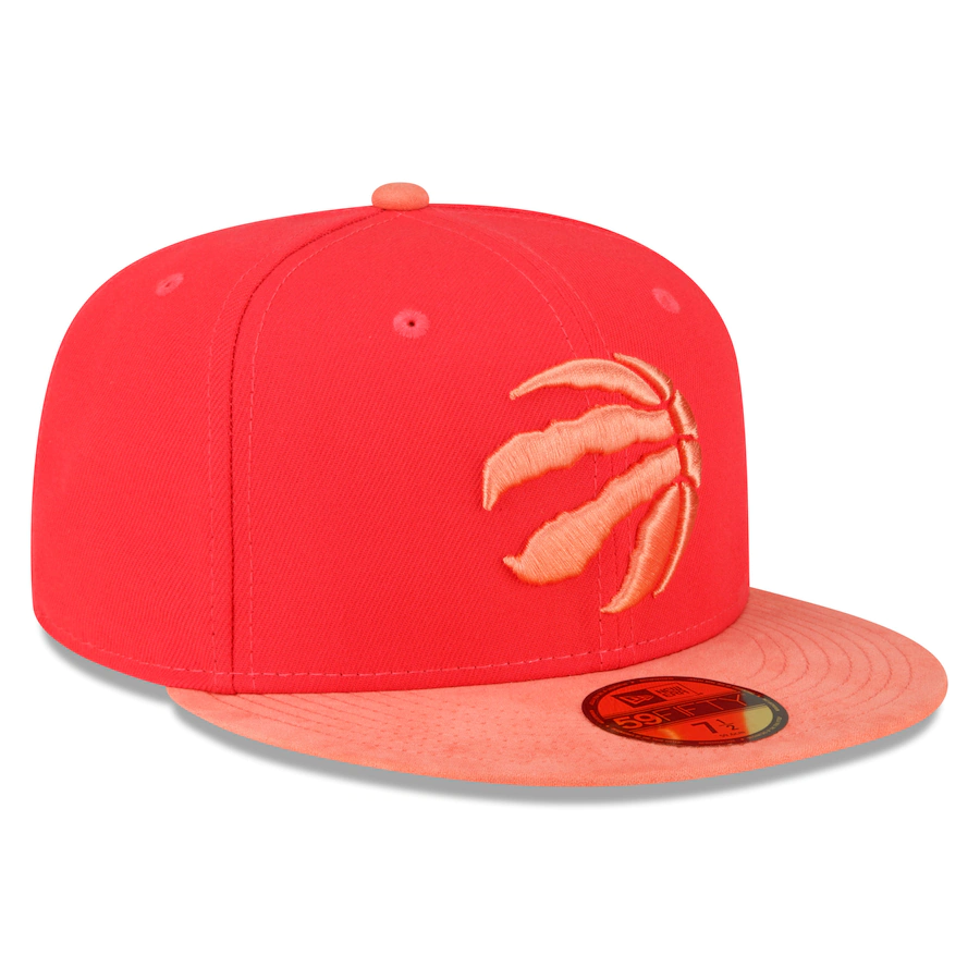 New Era Toronto Raptors Red/Peach Tonal 2022 59FIFTY Fitted Hat