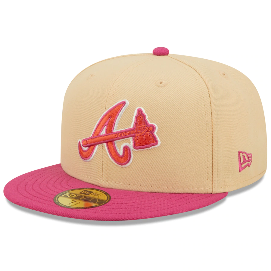 New Era Atlanta Braves 40th Anniversary Mango Passion 59FIFTY Fitted H