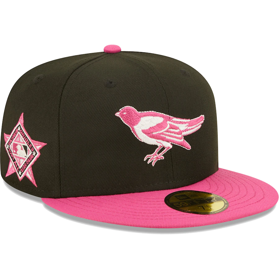 New Era Baltimore Orioles Black/Pink 1993 All-Star Game Passion 59FIFTY ...