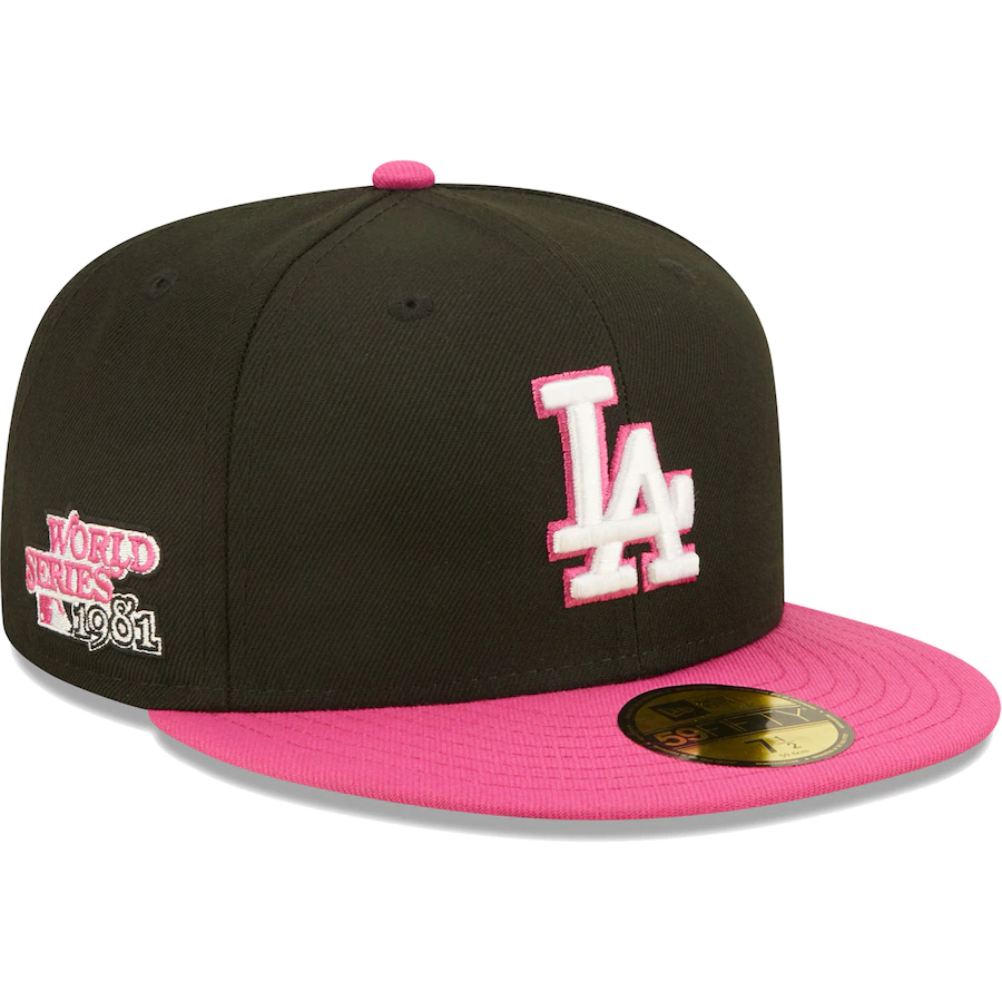 New Era Los Angeles Dodgers Black/Pink 1981 World Series Champions Pas