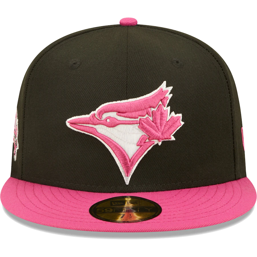 New Era Toronto Blue Jays Black/Pink 25th Anniversary Passion 59FIFTY ...