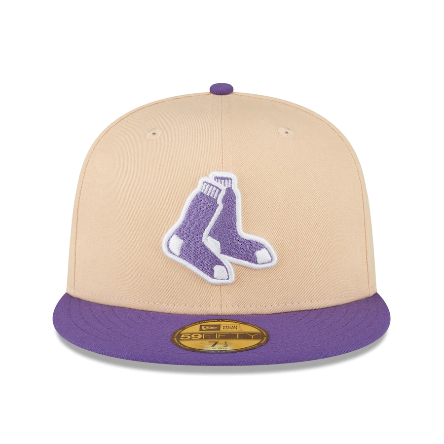 New Era Boston Red Sox Peach/Purple 2007 World Series 59FIFTY Fitted H