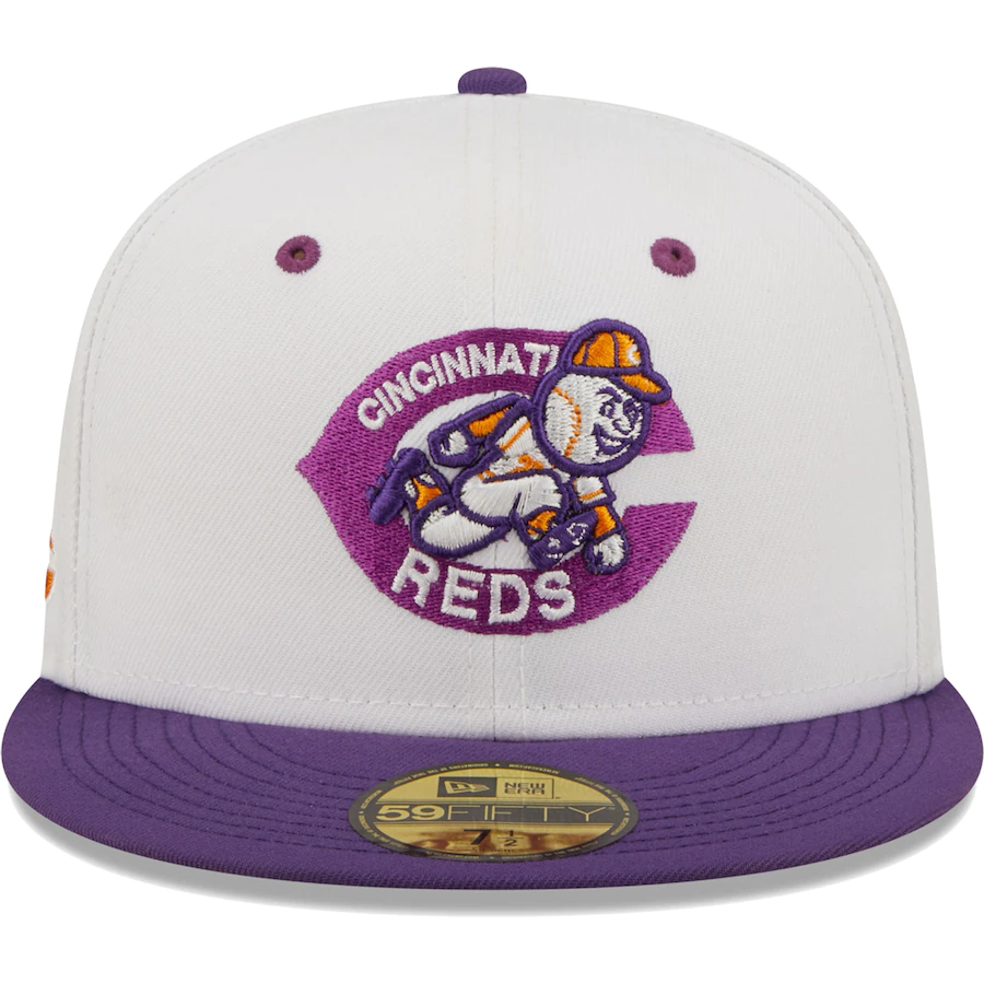 New Era Cincinnati Reds White/Purple The Big Red Machine 1975 Grape ...