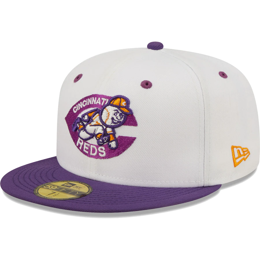 New Era Cincinnati Reds White/Purple The Big Red Machine 1975 Grape ...
