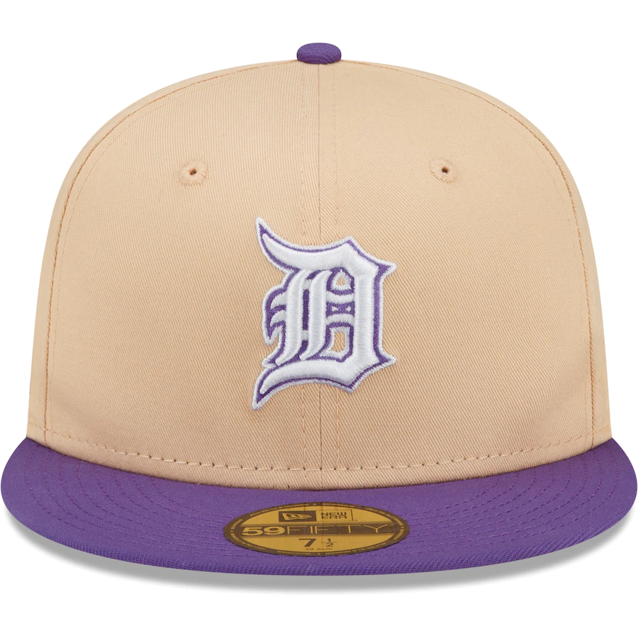 New Era Detroit Tigers Peach/Purple 2006 World Series 59FIFTY Fitted Hat