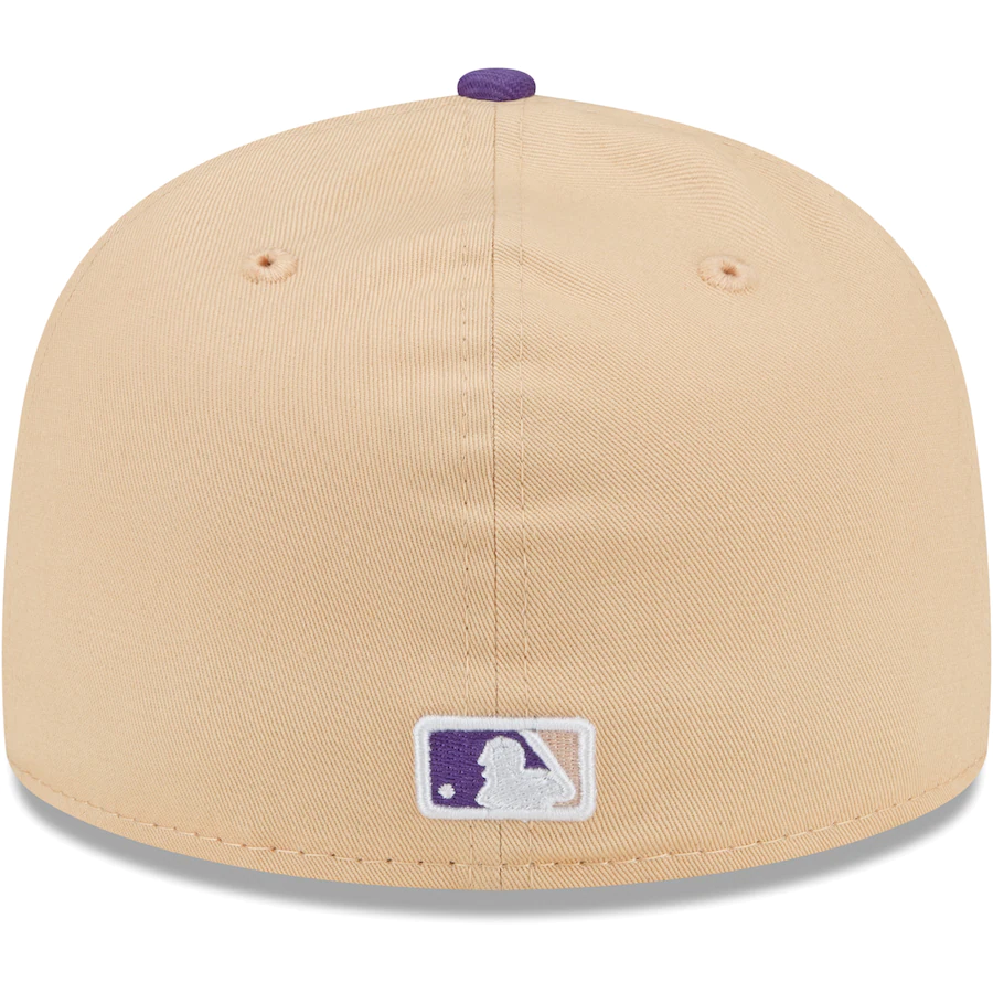 New Era Detroit Tigers Peach/Purple 2006 World Series 59FIFTY Fitted Hat