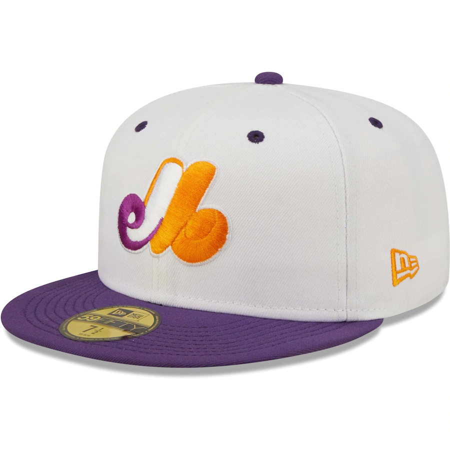 New Era Montreal Expos White/Purple 35th Anniversary Grape Lolli 59FIF