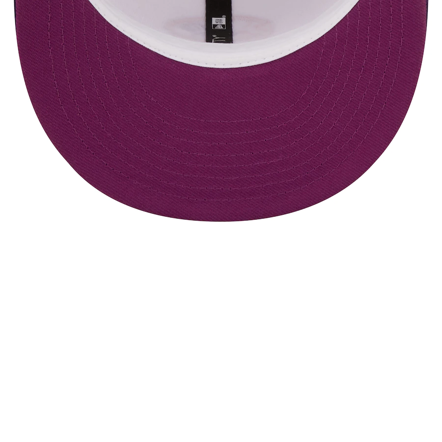 New Era New York Yankees White/Purple Final Season Grape Lolli 59FIFTY ...