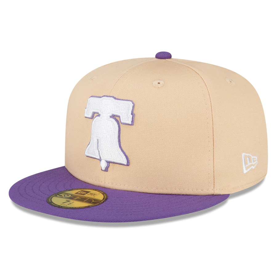 New Era Philadelphia Phillies Peach/Purple 1993 World Series 59FIFTY ...