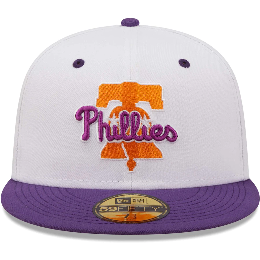New Era Philadelphia Phillies White/Purple Inaugural Season at Citizens ...