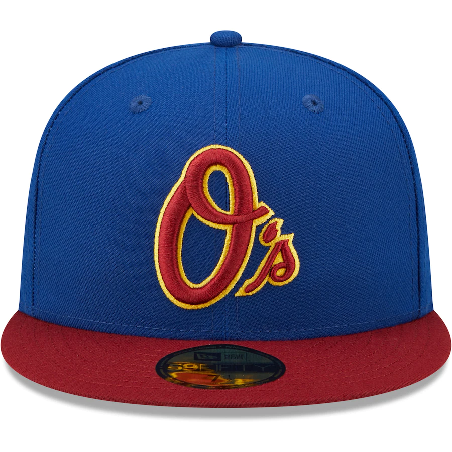 New Era Baltimore Orioles Blue/Red Alternate Logo Primary Jewel Gold ...