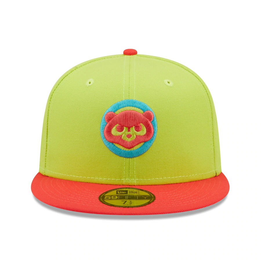 New Era Chicago Cubs Cyber Highlighter 59FIFTY Fitted Hat
