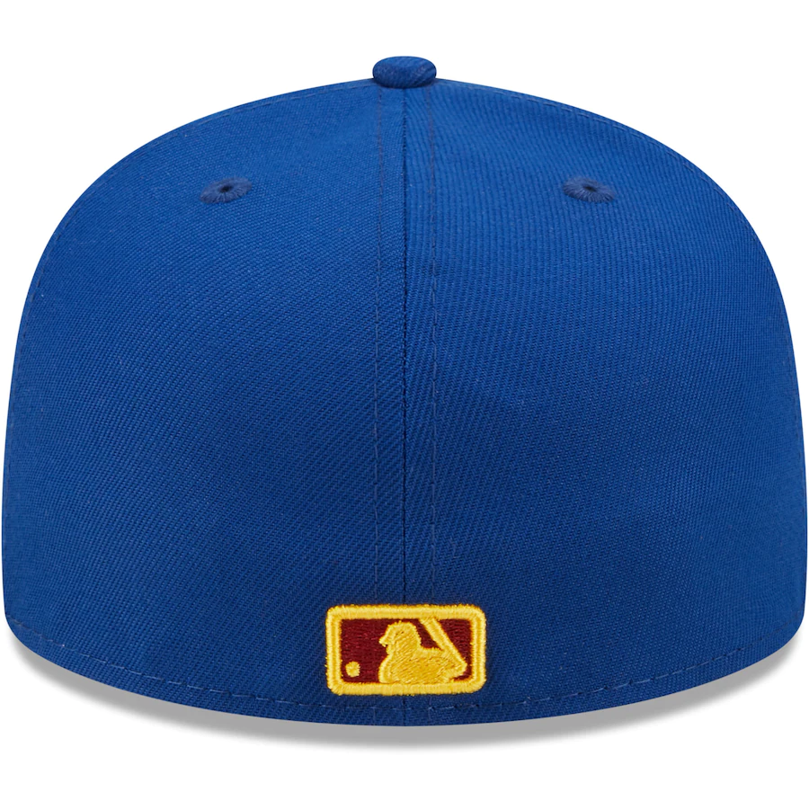 New Era Los Angeles Angels Blue/Red Alternate Logo Primary Jewel Gold ...