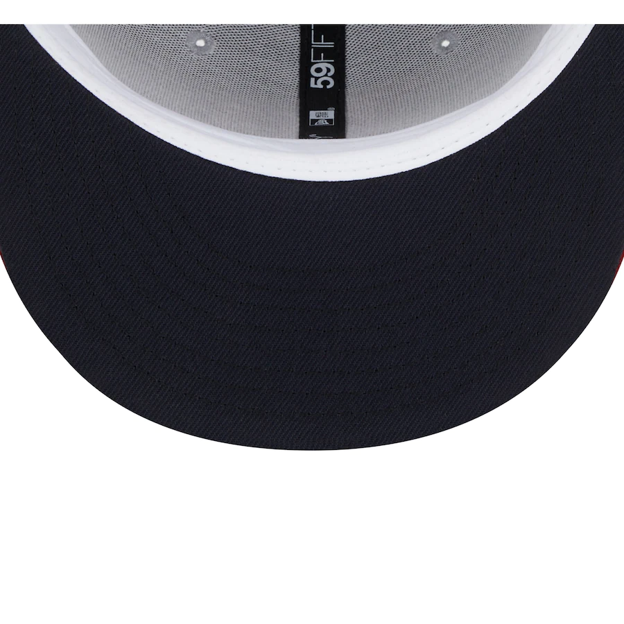 New Era Tampa Bay Rays Gray/Red Navy Undervisor 59FIFTY Fitted Hat